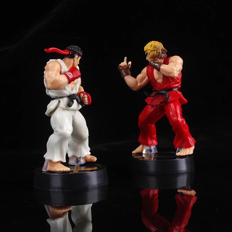 Anime Ken Masters & Hoshi Ryu Action Figures: Street Fighter | Inspire ...