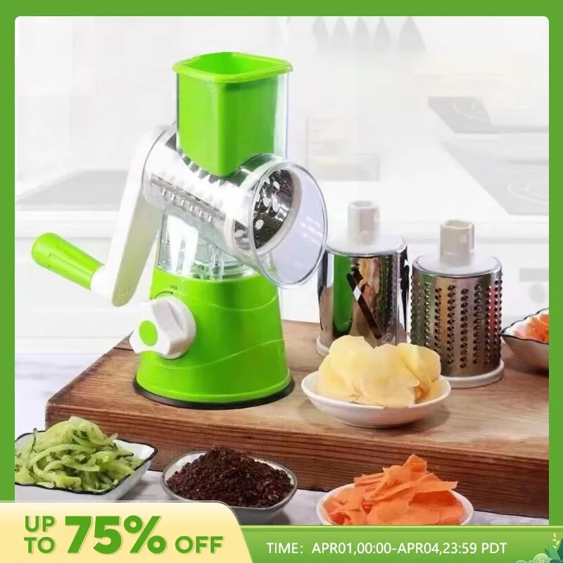 Multifunctional Roller Vegetable Cutter: Hand Crank Kitchen | Inspire ...