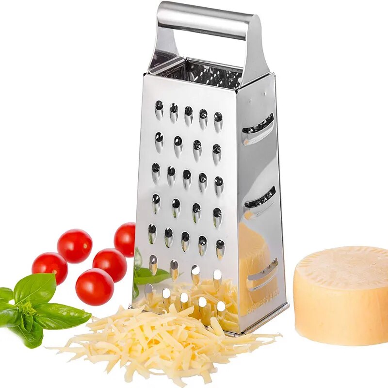 Stainless Steel 4-Sided Blades Household Box Grater Containe | Inspire ...