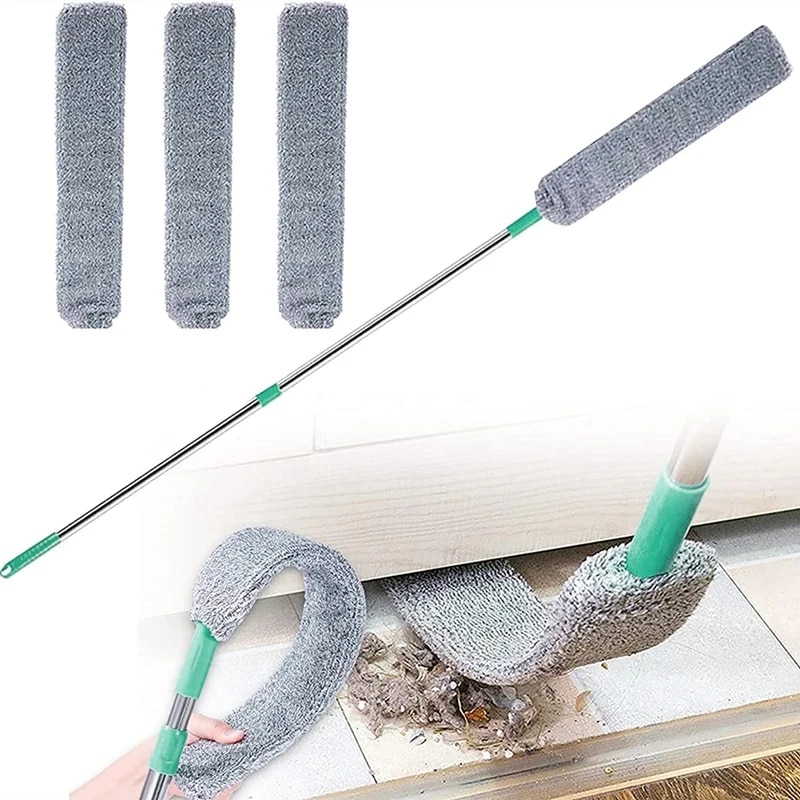 Long Handle Dust Mop: Efficient Floor, Ceiling, Bed, Sofa Cl | Inspire ...