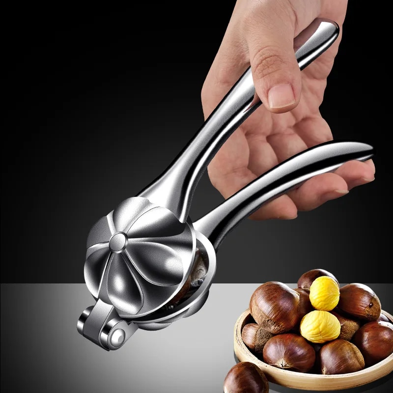 Stainless Steel Chestnut Clip: Efficient Nut Cracker & Shell | Inspire ...
