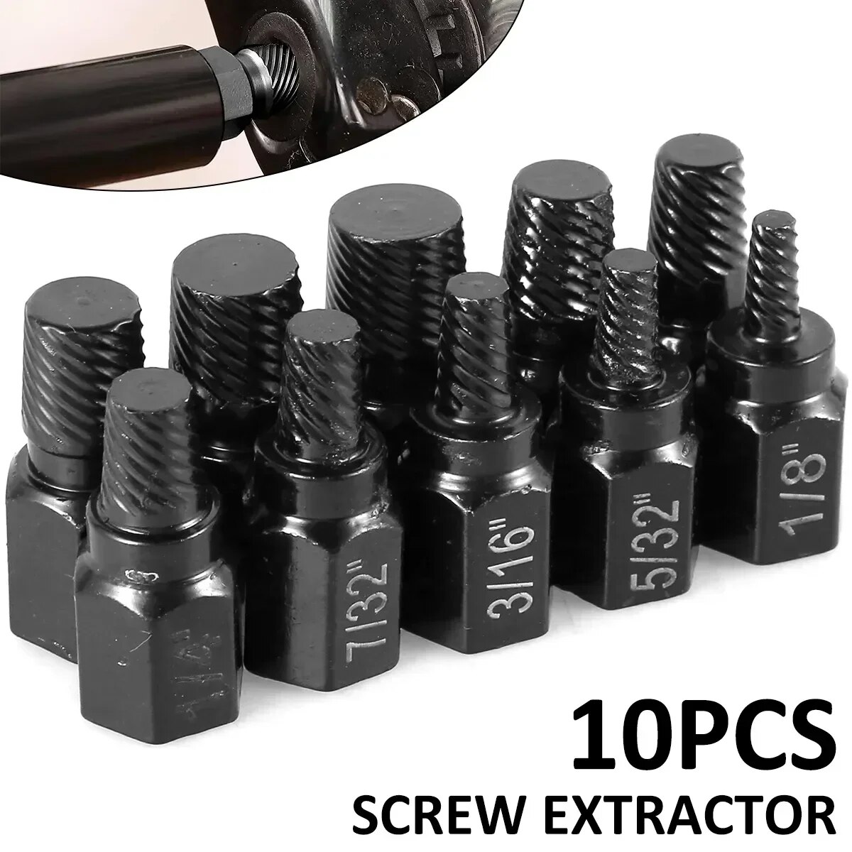 26/13/10-Piece Bolt Nut Extractor Set | Impact Bolt Nut Remo | Inspire ...
