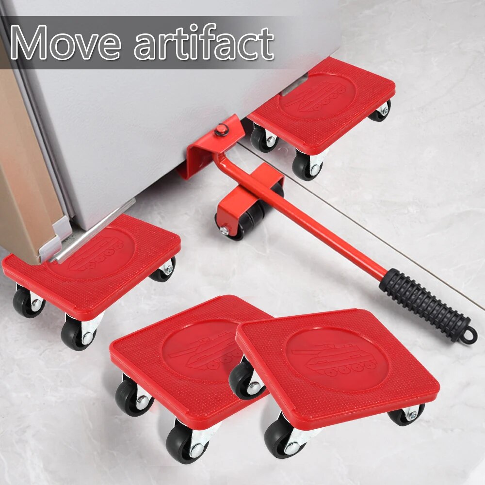 5Pcs Heavy Duty Furniture Moving Roller Set: Easy & Safe App | Inspire ...