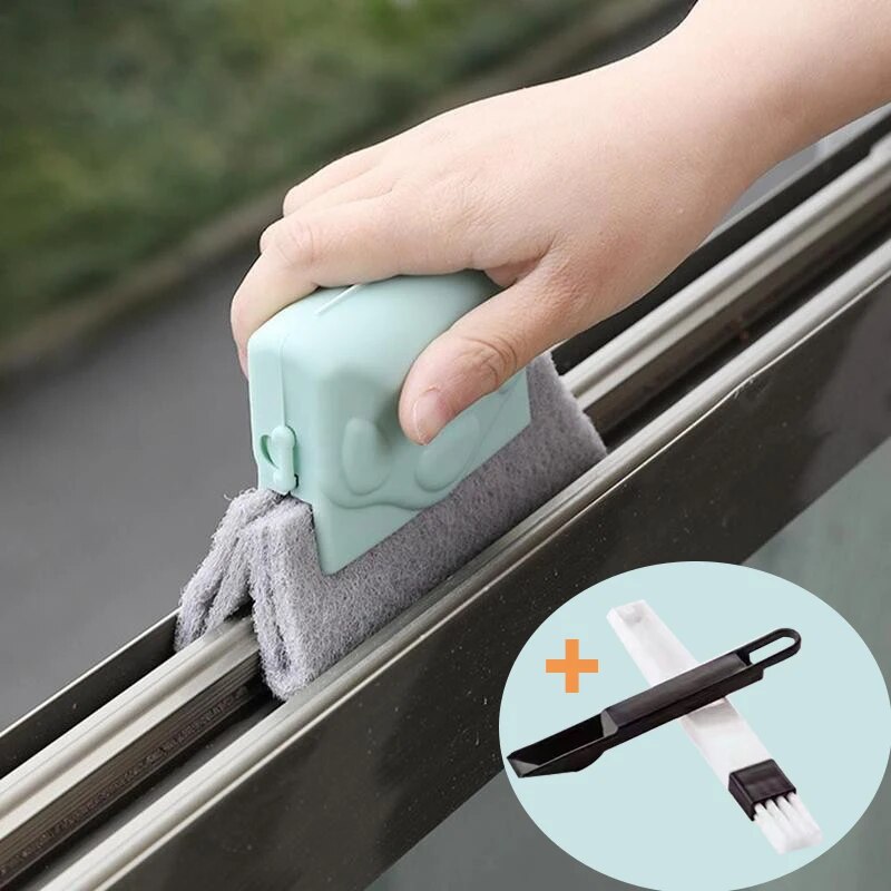 Hand-held Window Groove Cleaning Cloth Brush - Detachable Sl | Inspire ...
