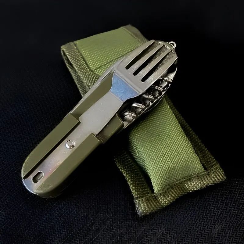 7-in-1 Foldable Outdoor Tableware Set Camping & Travel | Inspire Uplift