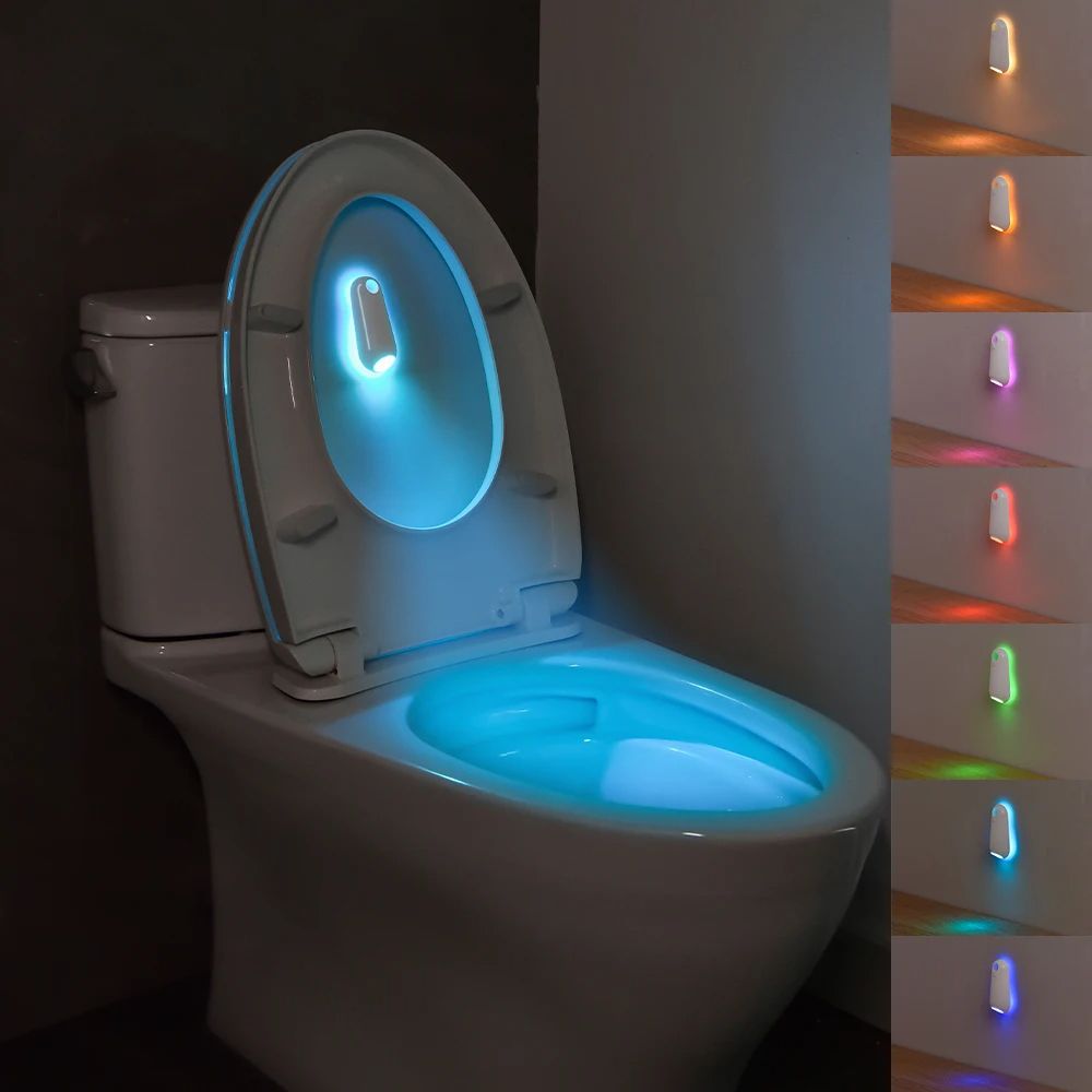 RGB Toilet Night Light with Motion Sensor | Inspire Uplift