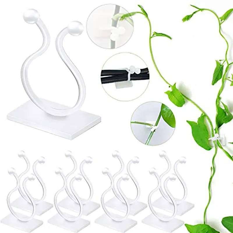 Self-Adhesive Plant Climbing Wall Fixture Clips | Inspire Uplift
