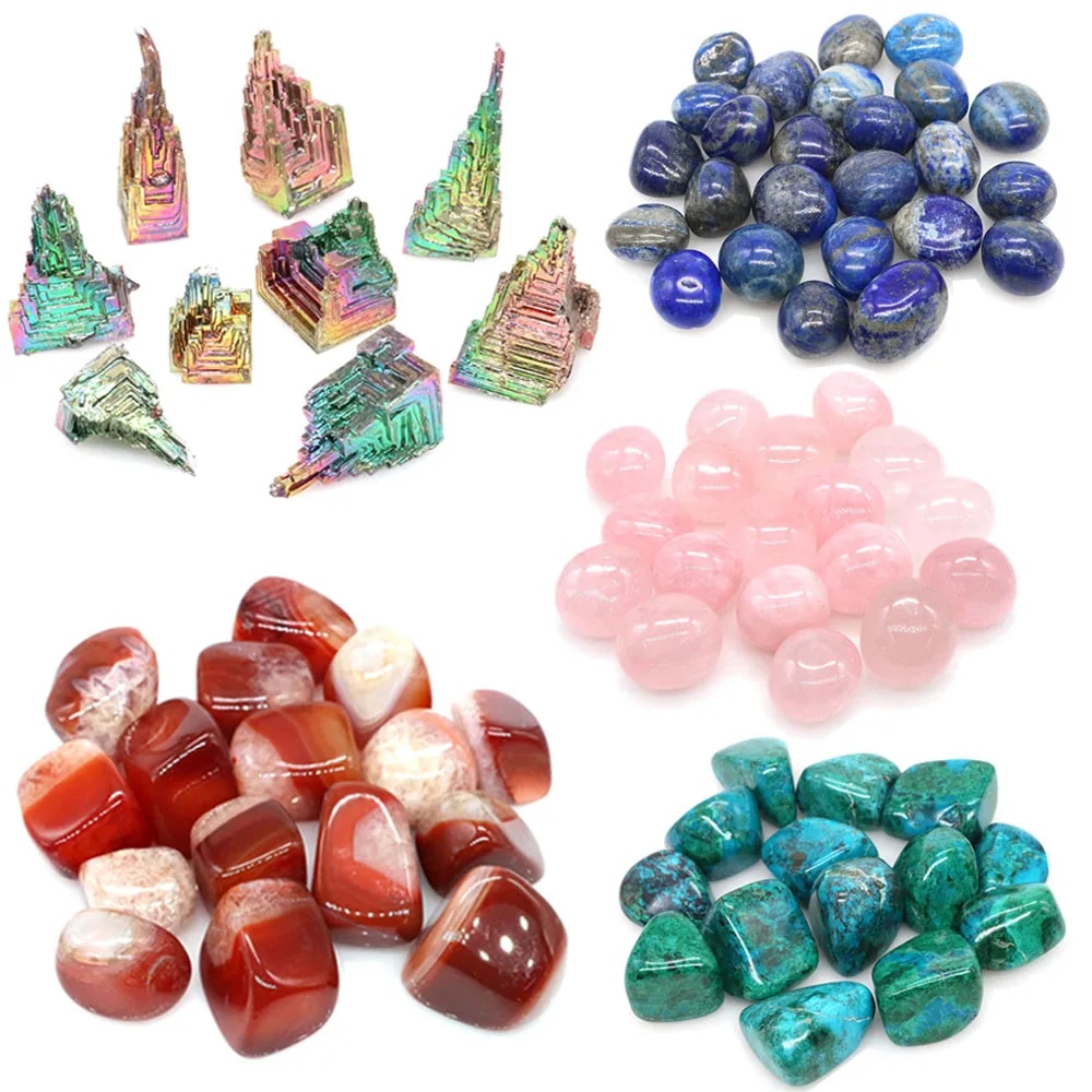 Natural Tumbled Stones: Healing Crystals, Quartz Gems, Bulk | Inspire ...