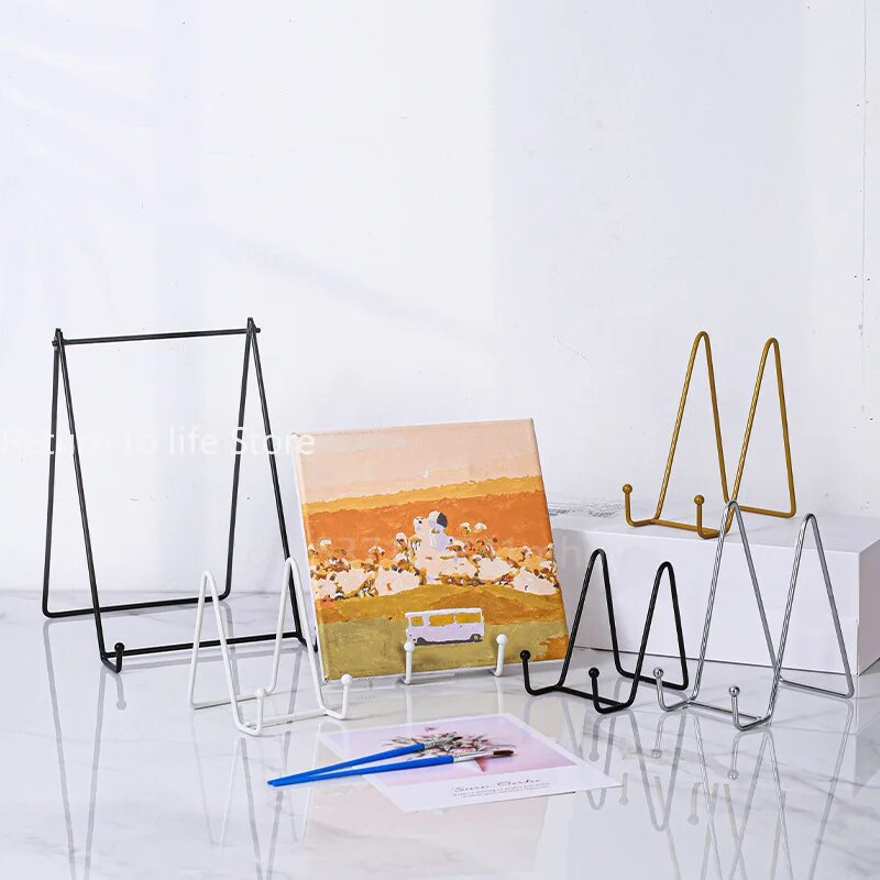 Iron Art Display Stands: Metal Easel Stand for Photos, Paint | Inspire ...