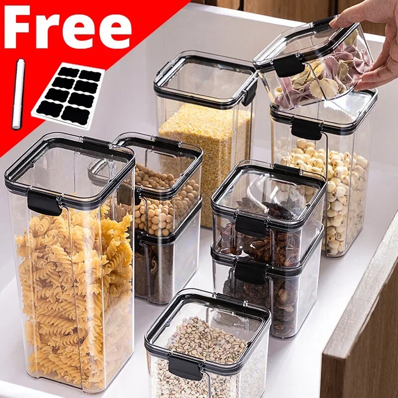 Kitchen PET Food Storage Containers: Organize with Kitchen S | Inspire ...