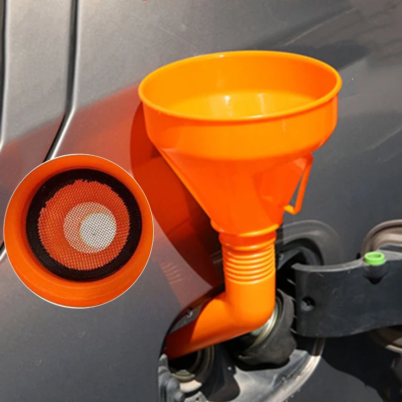 Car Oil Funnel with Filter Durable Refueling Funnel | Inspire Uplift