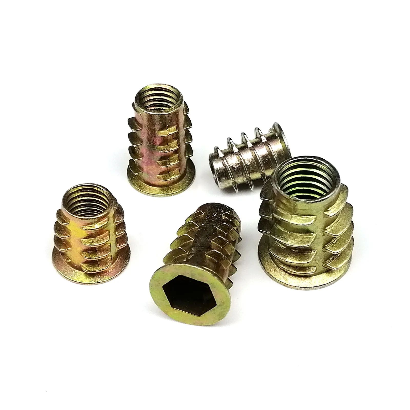 Threaded Insert Nut Kit – M4 M5 M6 M8 E-Nut Set for Wood | Inspire Uplift