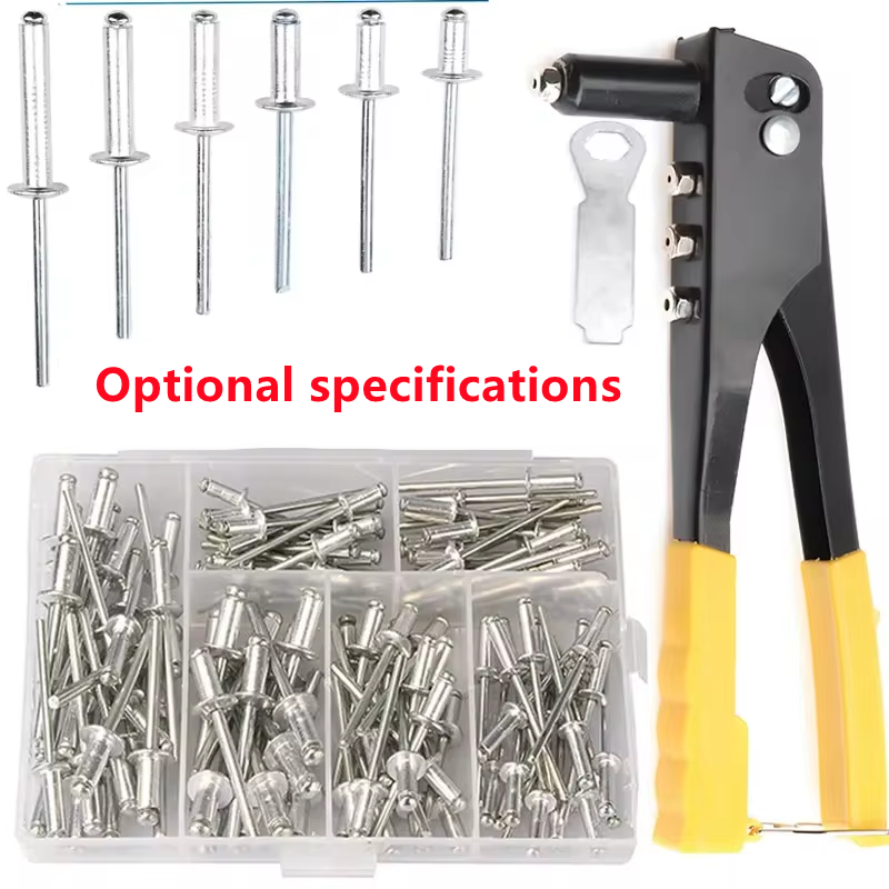 Heavy Duty Rivet Gun Set - 120 PCS Assortment Kit | Inspire Uplift