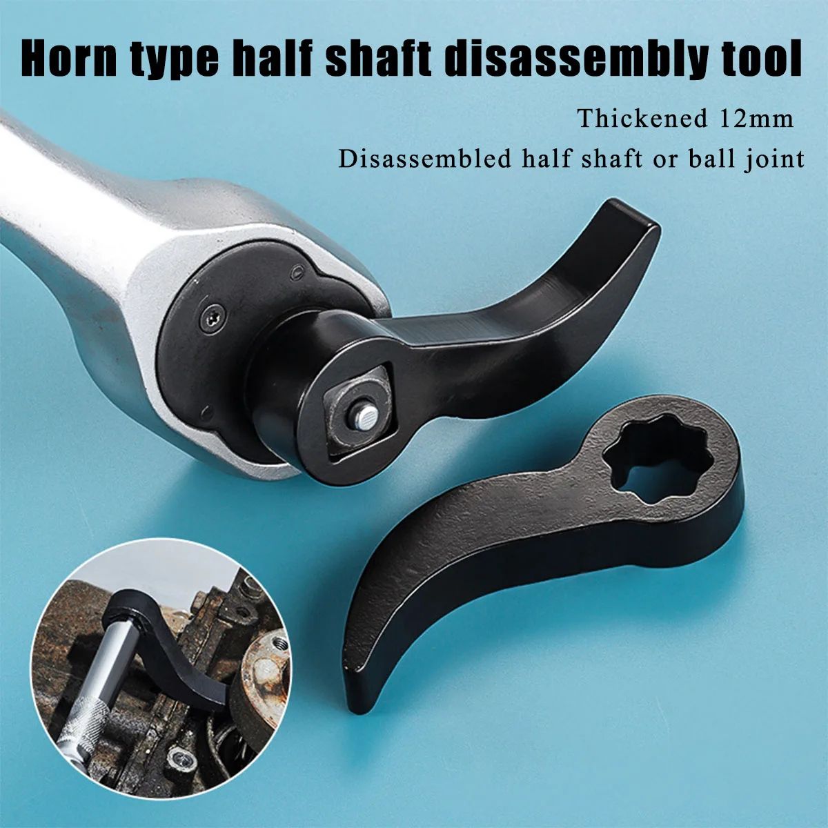 Angle Type Half Axle Disassembly Tool Adapter | Inspire Uplift
