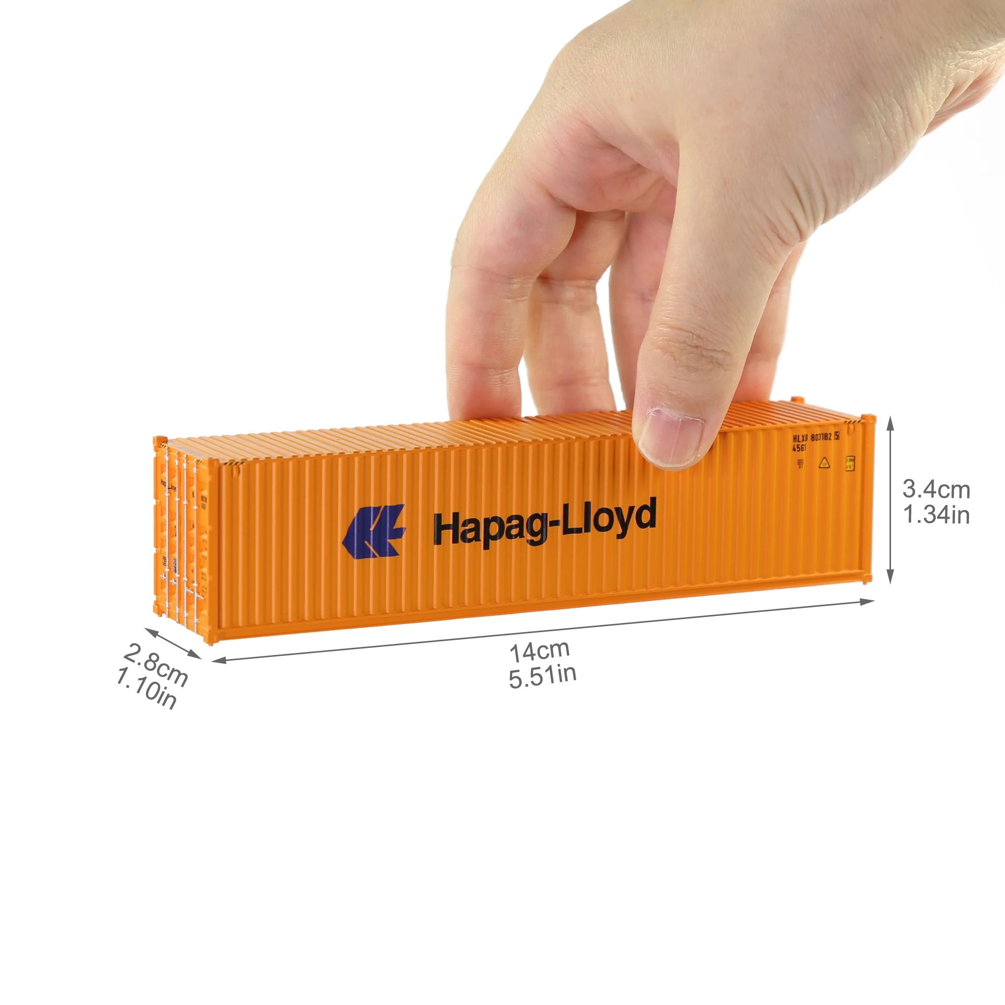 Evemodel C8746 HO Scale 40ft Shipping Container 40 Hi-Cube | Inspire Uplift