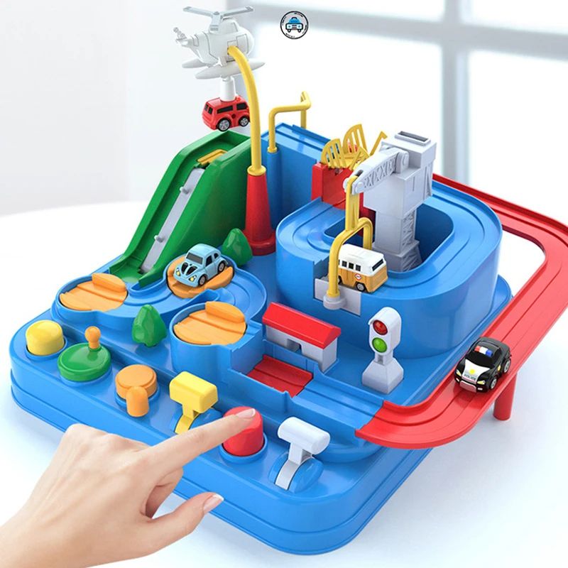 Interactive Racing Rail Car Model Toy for Kids | Inspire Uplift