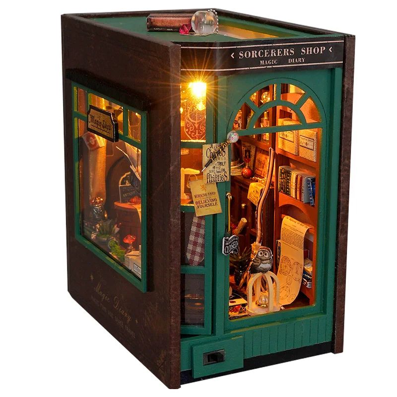DIY Book Nook Miniature Model Kit Decor | Inspire Uplift