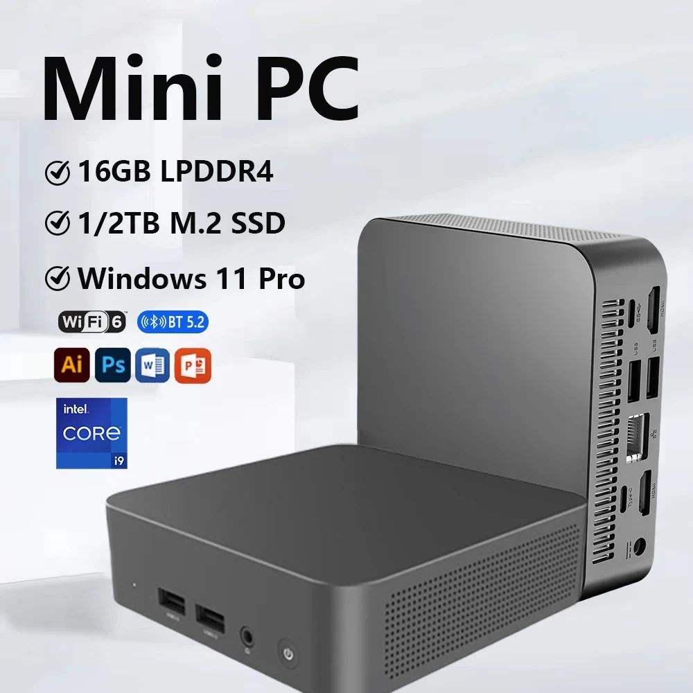 Intel Core i9 Gaming mini PC, 16GB DDR, 1TB M2 SSD | Inspire Uplift