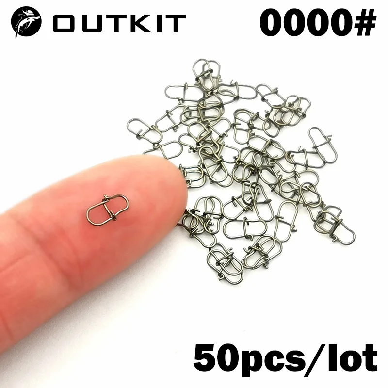50PCS Stainless Steel Fishing Swivel Clips | Inspire Uplift