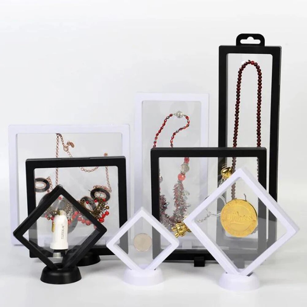 3D Floating Picture Frame Shadow Box: Jewelry Display Stand | Inspire ...