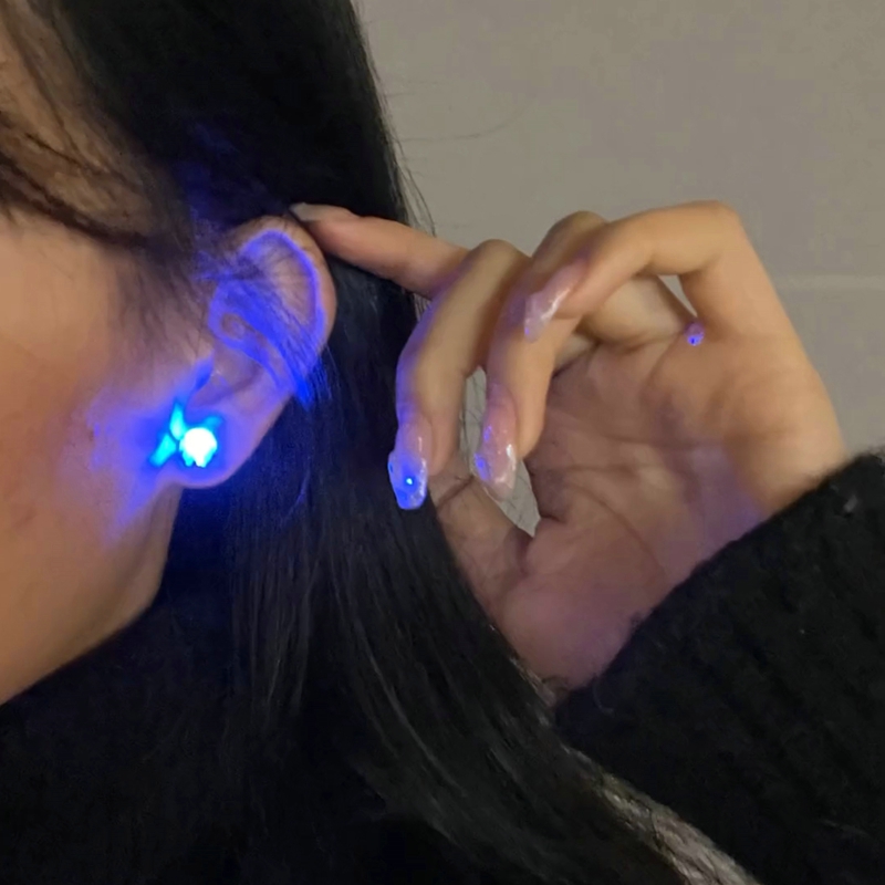 LED Light-Up Earrings – Glowing Crystal Party Jewelry | Inspire Uplift