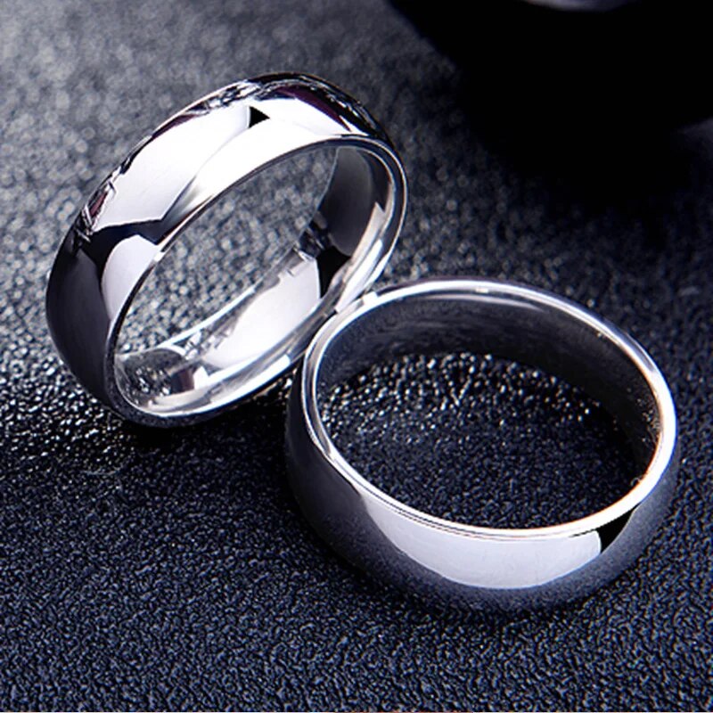 Simple Promise Ring in Gold & Silver Stainless Steel - Unise | Inspire ...