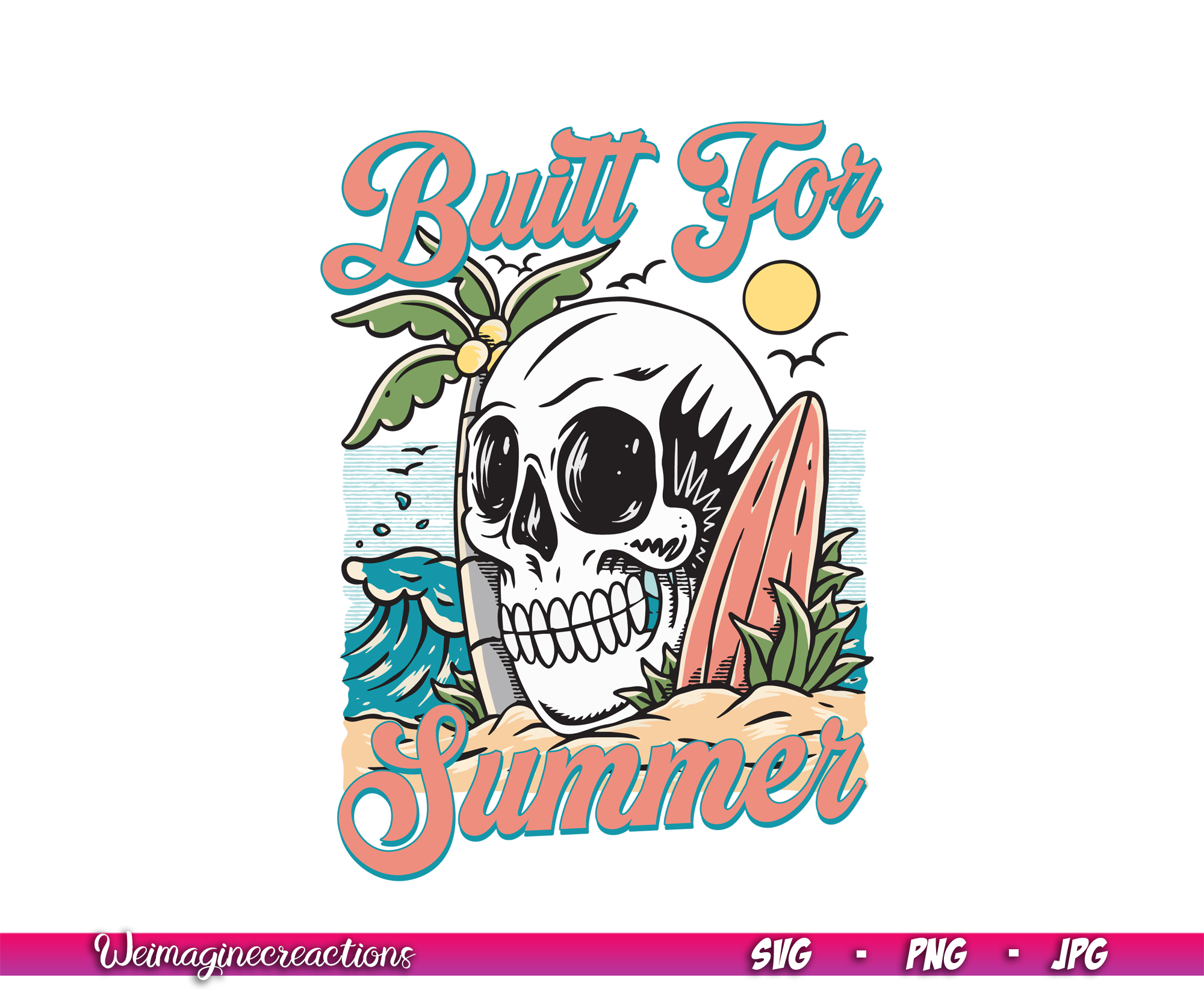 Built For Summer SVG PNG, Summer Svg, Summer sublimation, La | Inspire ...