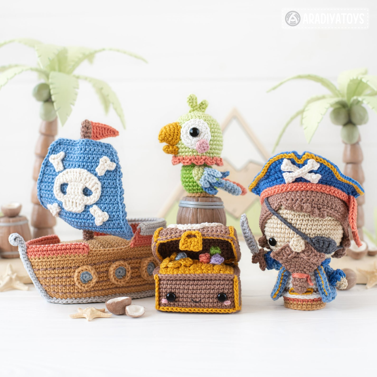 Treasure Island from Mini Kingdom collection - crochet patte | Inspire ...
