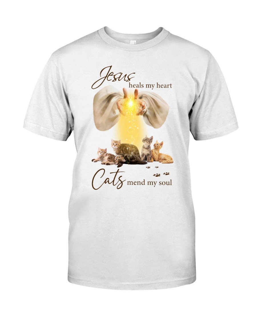 Cat mend my soul Jesus heals my heart for cat lover Classic | Inspire ...