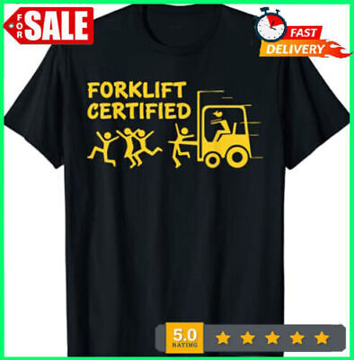 Funny Forklift Operator Forklift Certified Retro Vintage 2D | Inspire ...
