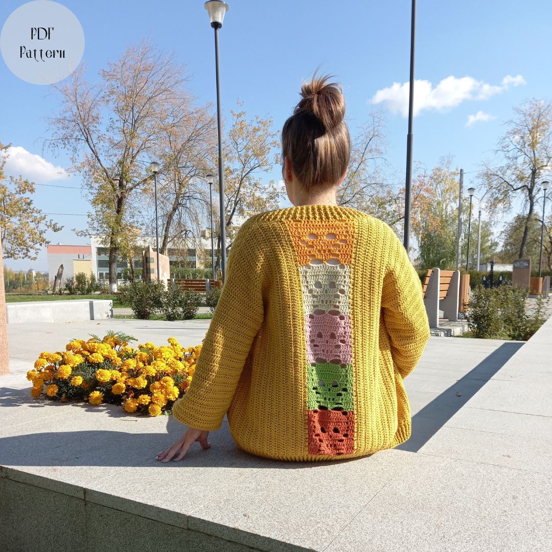 Crochet skulls cardigan, crochet pattern sweater, Halloween | Inspire ...