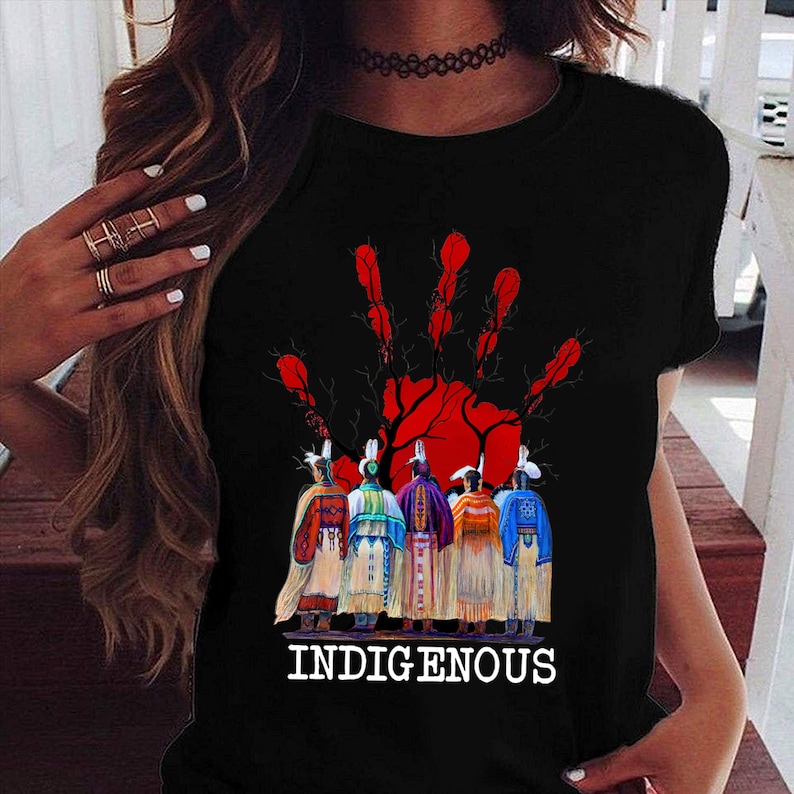 Indigenous Red Hand Shirt, MMIW Missing and Murdered Indigen | Inspire ...