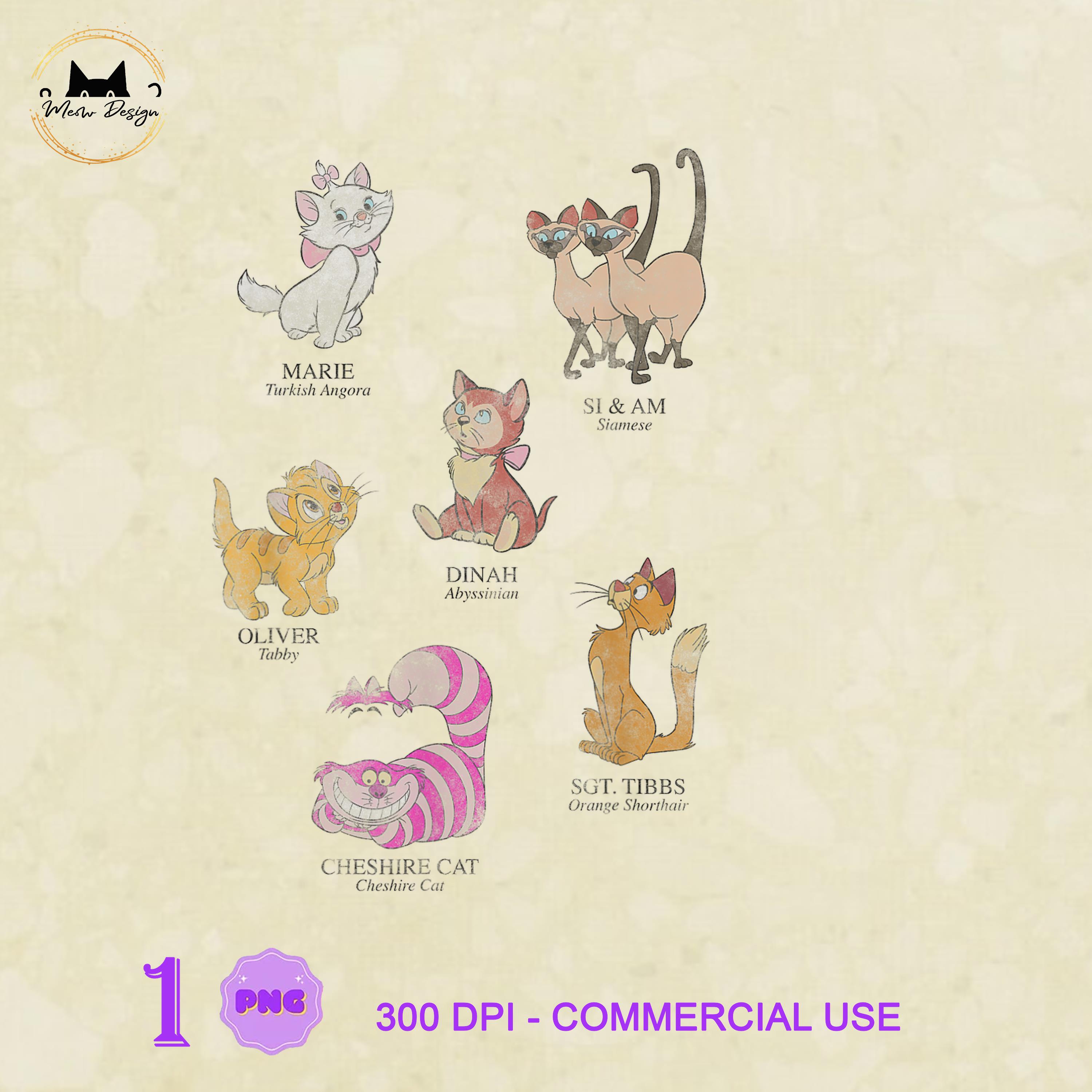 MK230323131 Disney Mickey And Friends Cat Names And Breeds e | Inspire ...