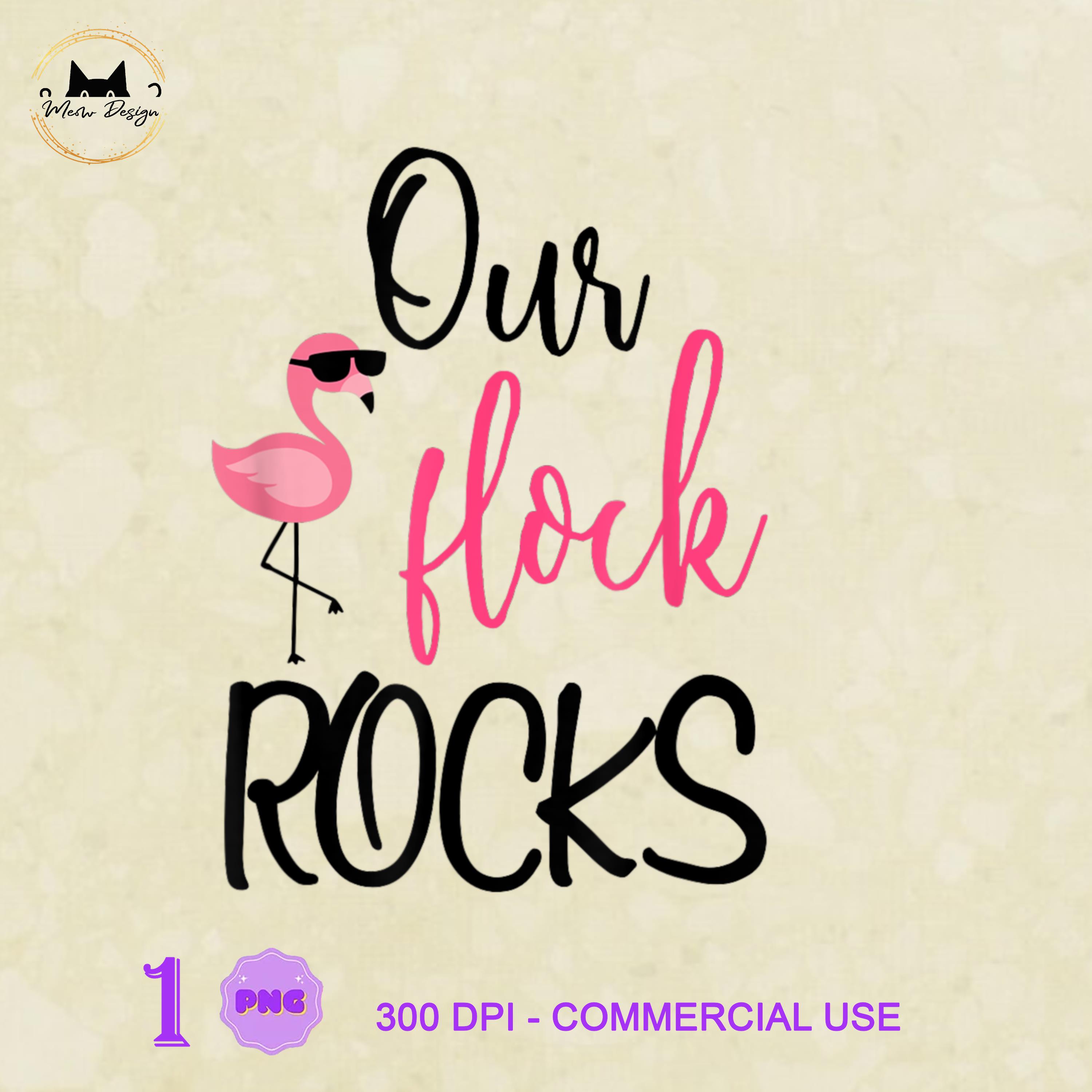 Our Flock Rocks Flamingo Mother's Day Gift, Mother's Day, Mo | Inspire ...