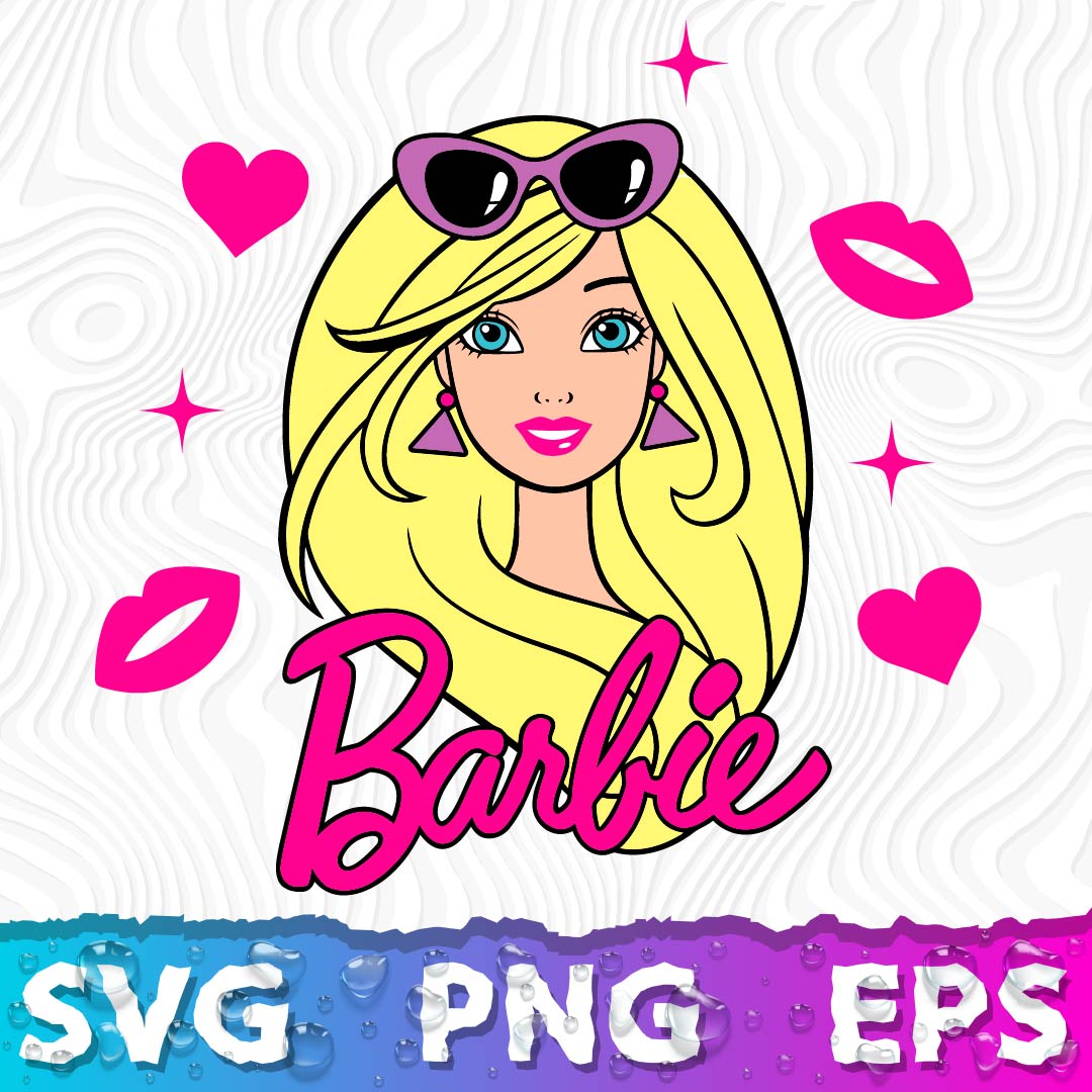 Barbie Face Png, Barbie Head Svg, Barbie Svg, Barbie Svg Fil - Inspire ...