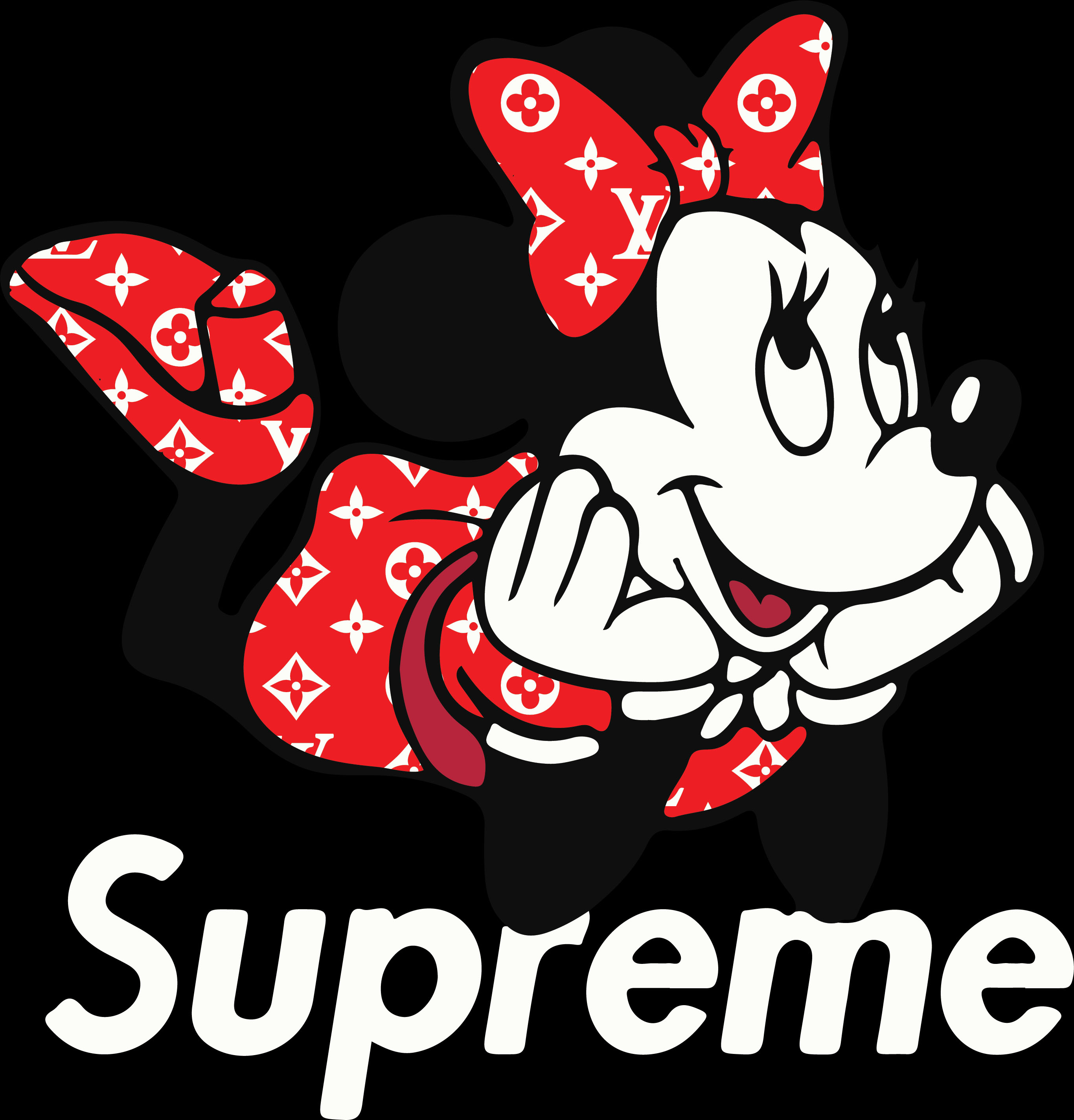 Mickey Supreme Svg, Minnie Supreme Svg, Minnie Mouse Svg, Mi | Inspire ...