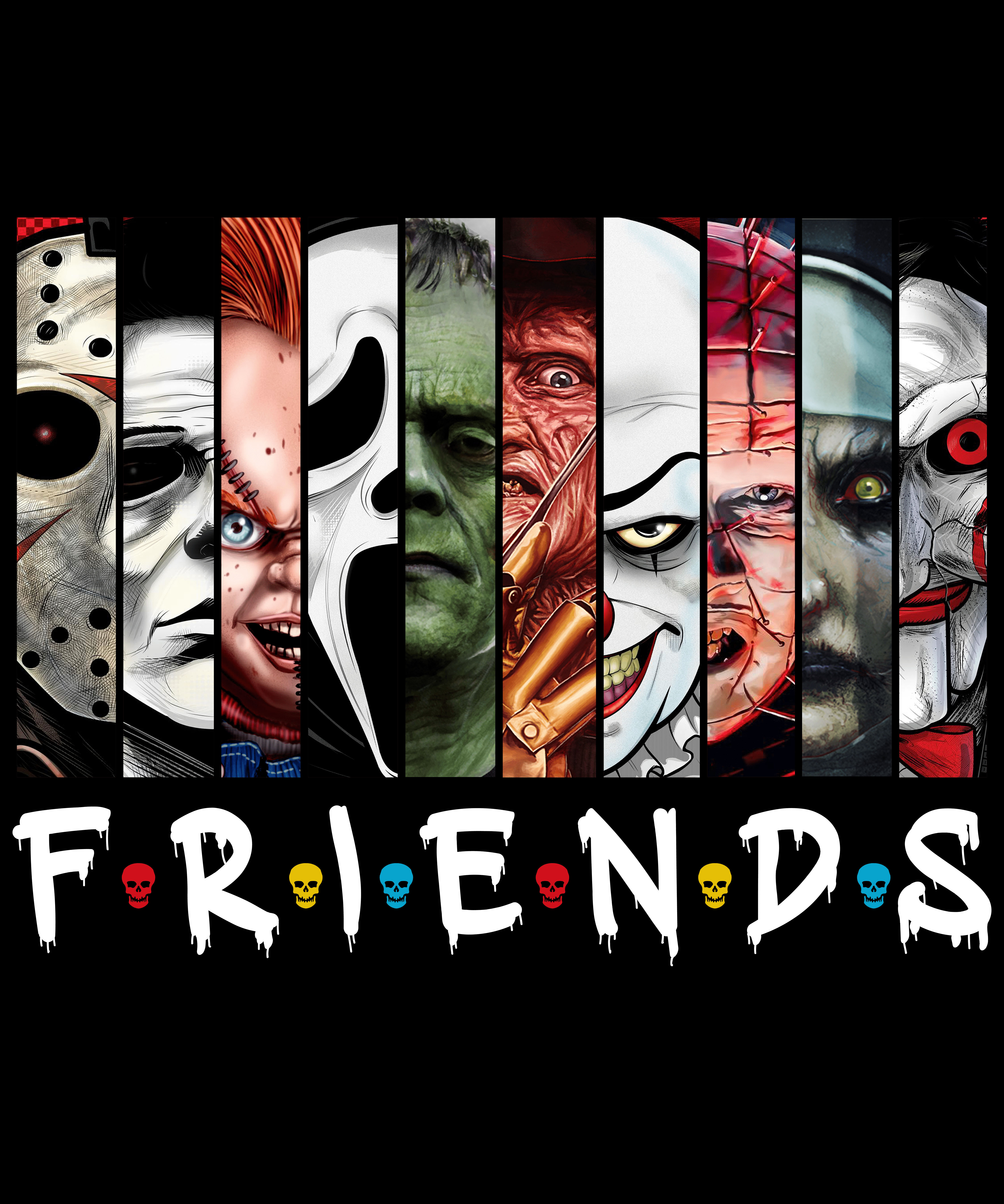 Horror Friends Png, Halloween friends Png, Horror Characters | Inspire ...