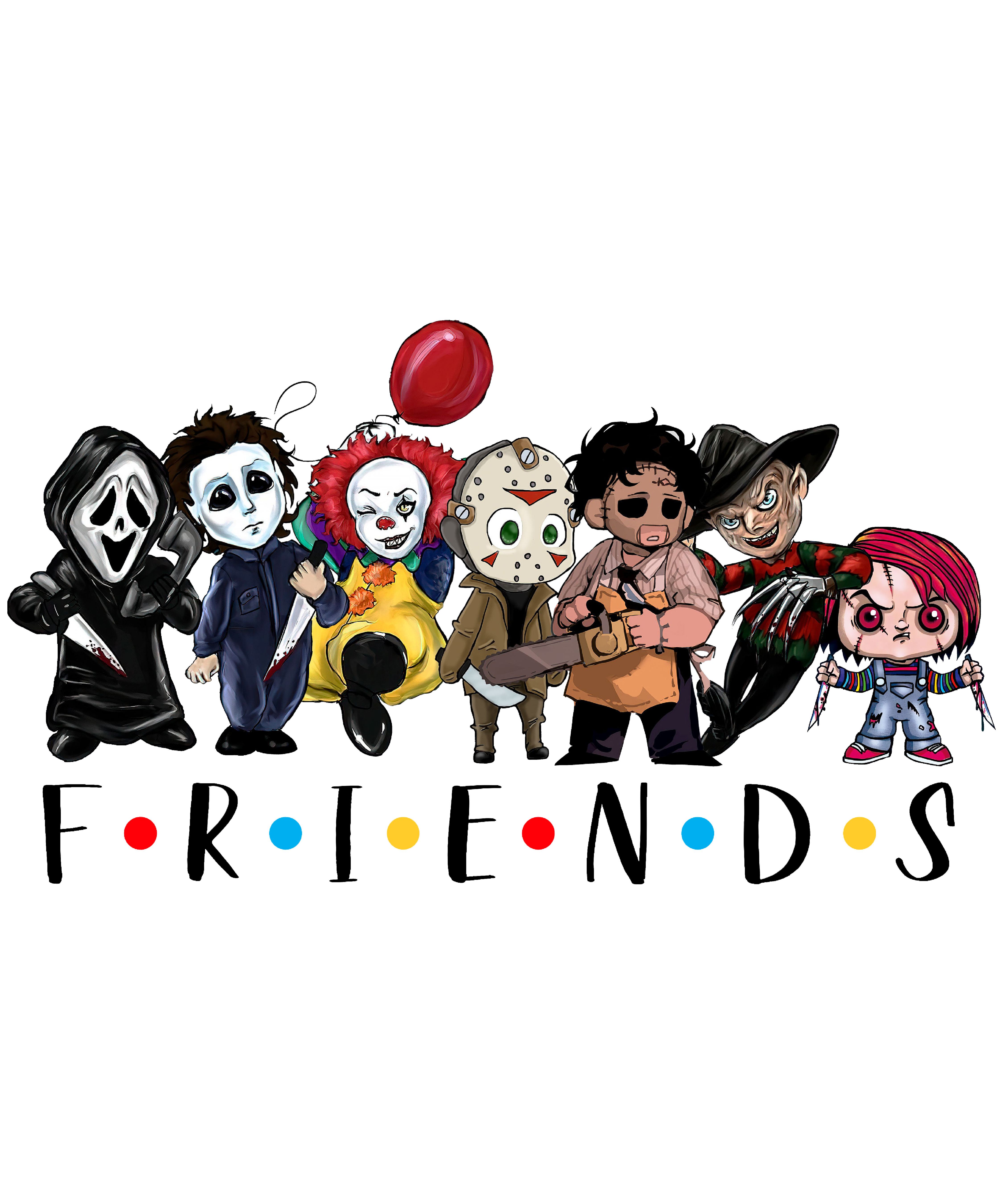 Horror Friends Png, Halloween friends Png, Horror Characters | Inspire ...