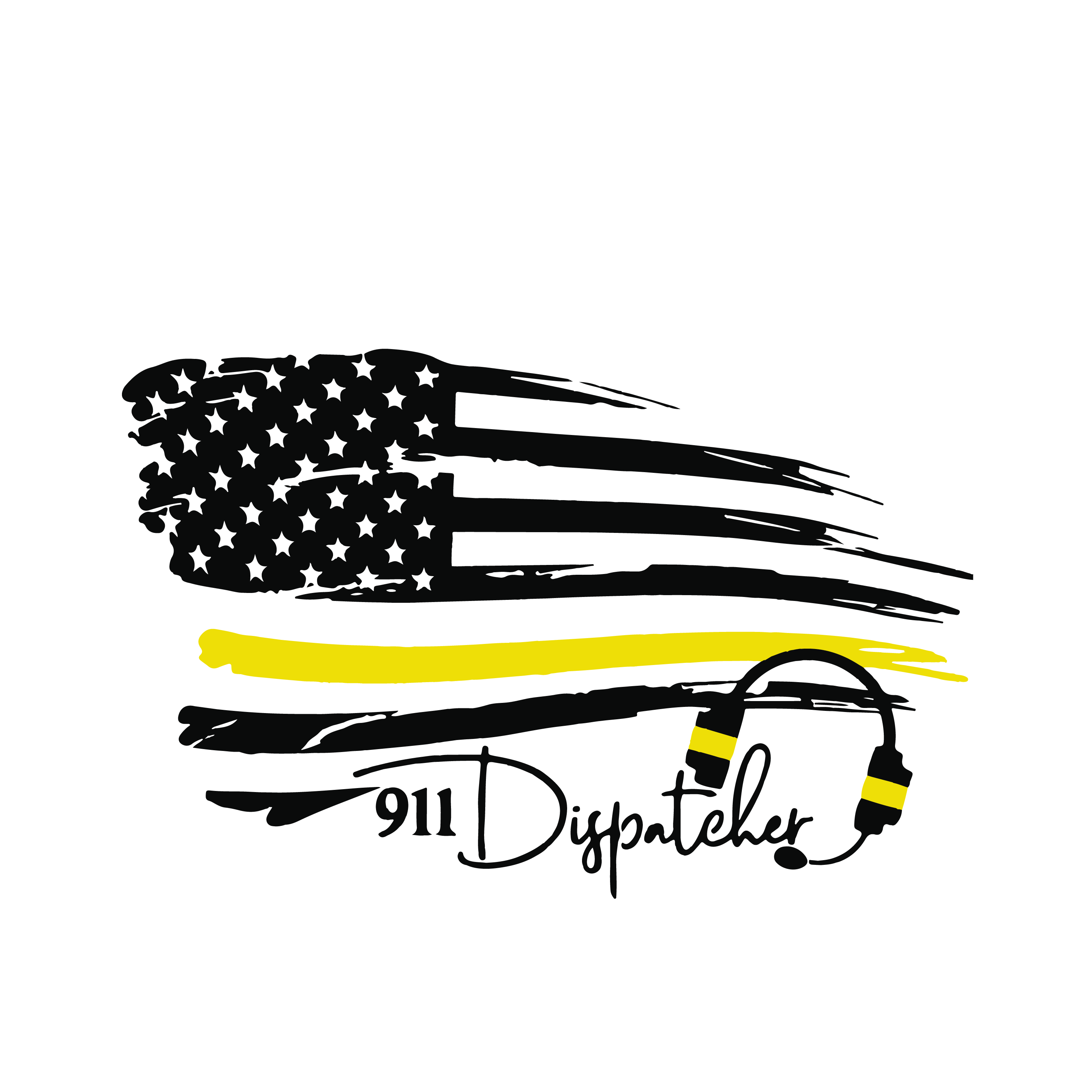 911 Dispatcher svg, dispatcher svg, dispatch svg, distressed | Inspire ...