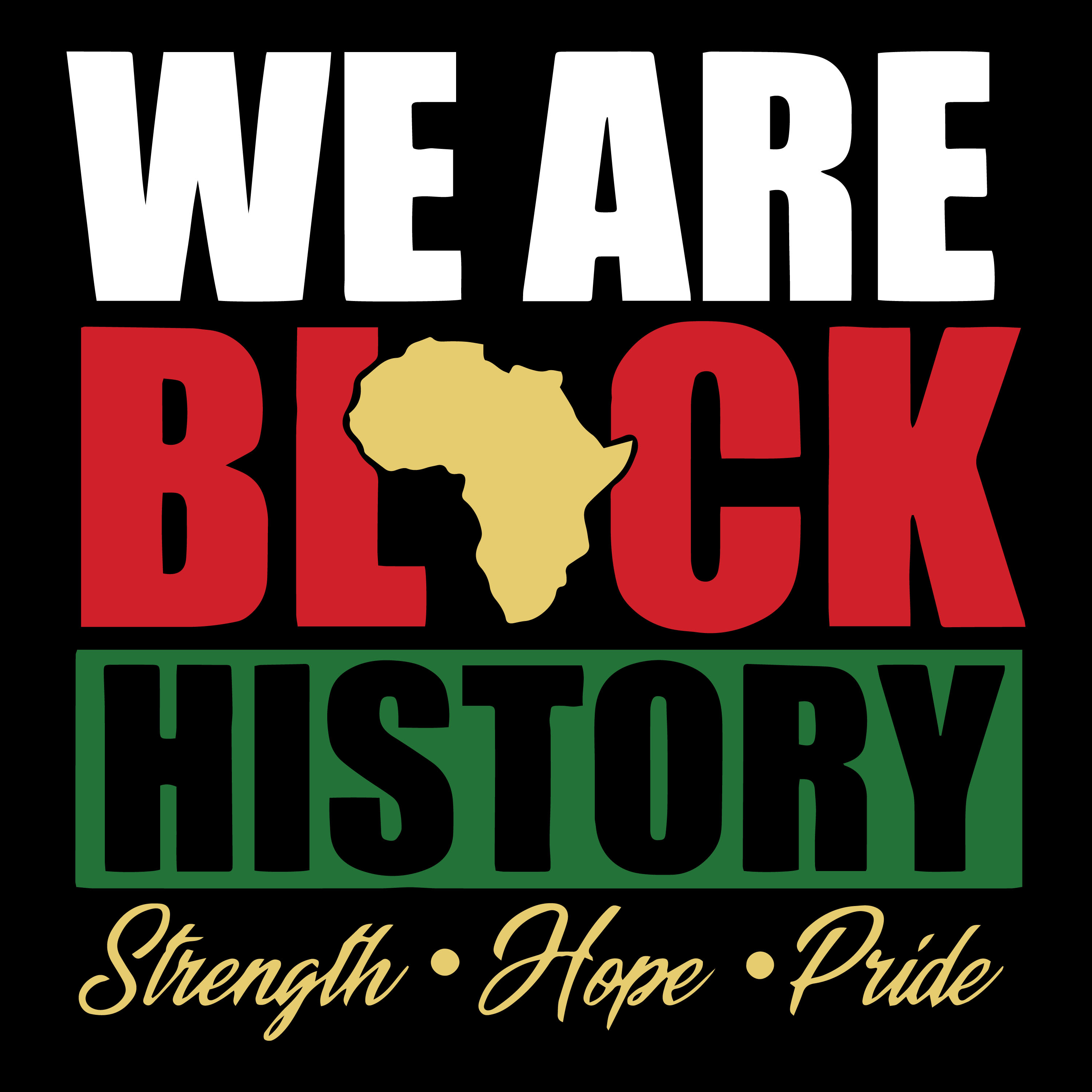 We Are Black History SVG, Black History SVG, Silhouette Cric | Inspire ...