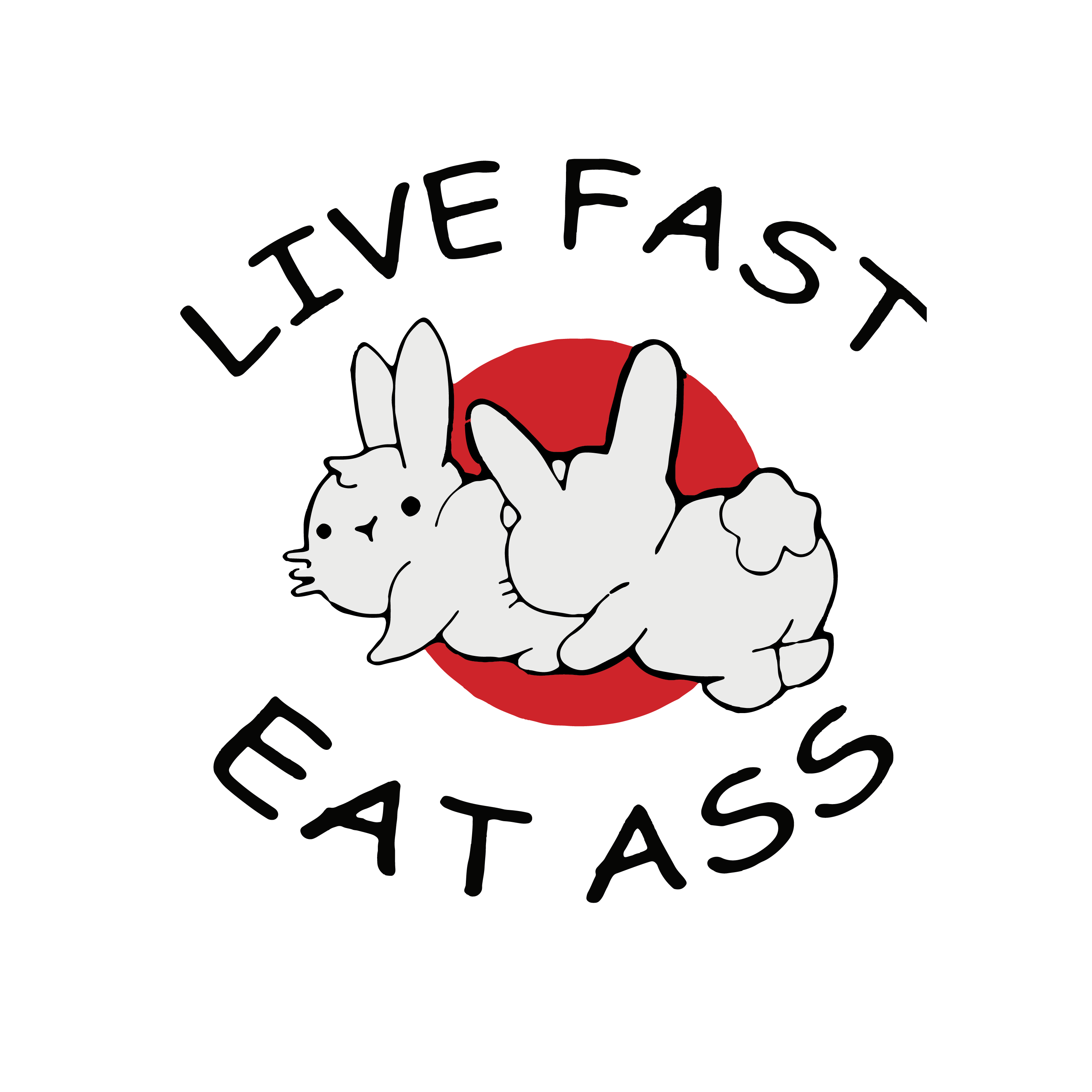 Live Fast Eat Ass Svg, Trending Svg, Rabbit Svg, Cute Rabbit | Inspire ...