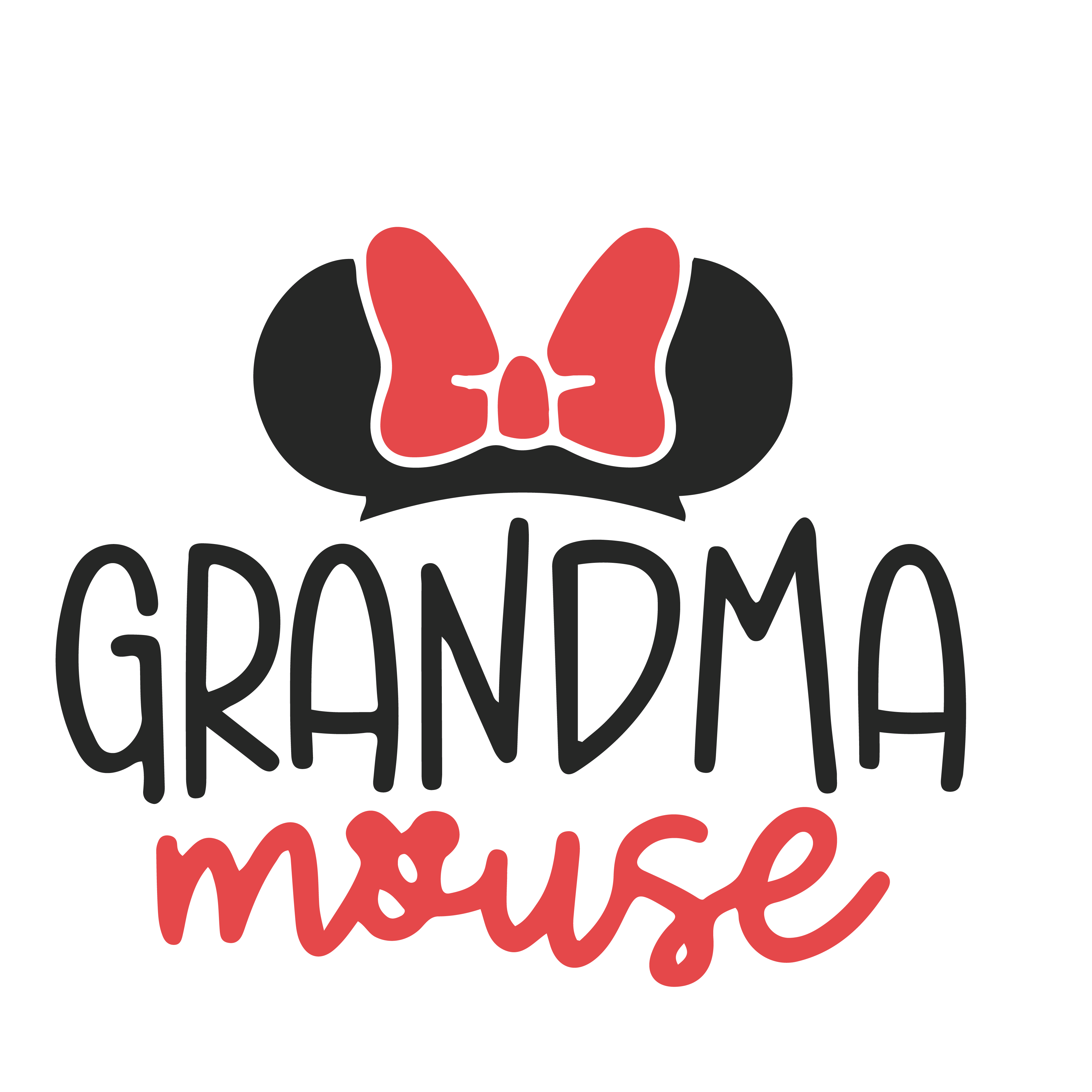Grandma mouse, Birthday Disney Svg, Mickey Birthday Svg, Hap | Inspire ...