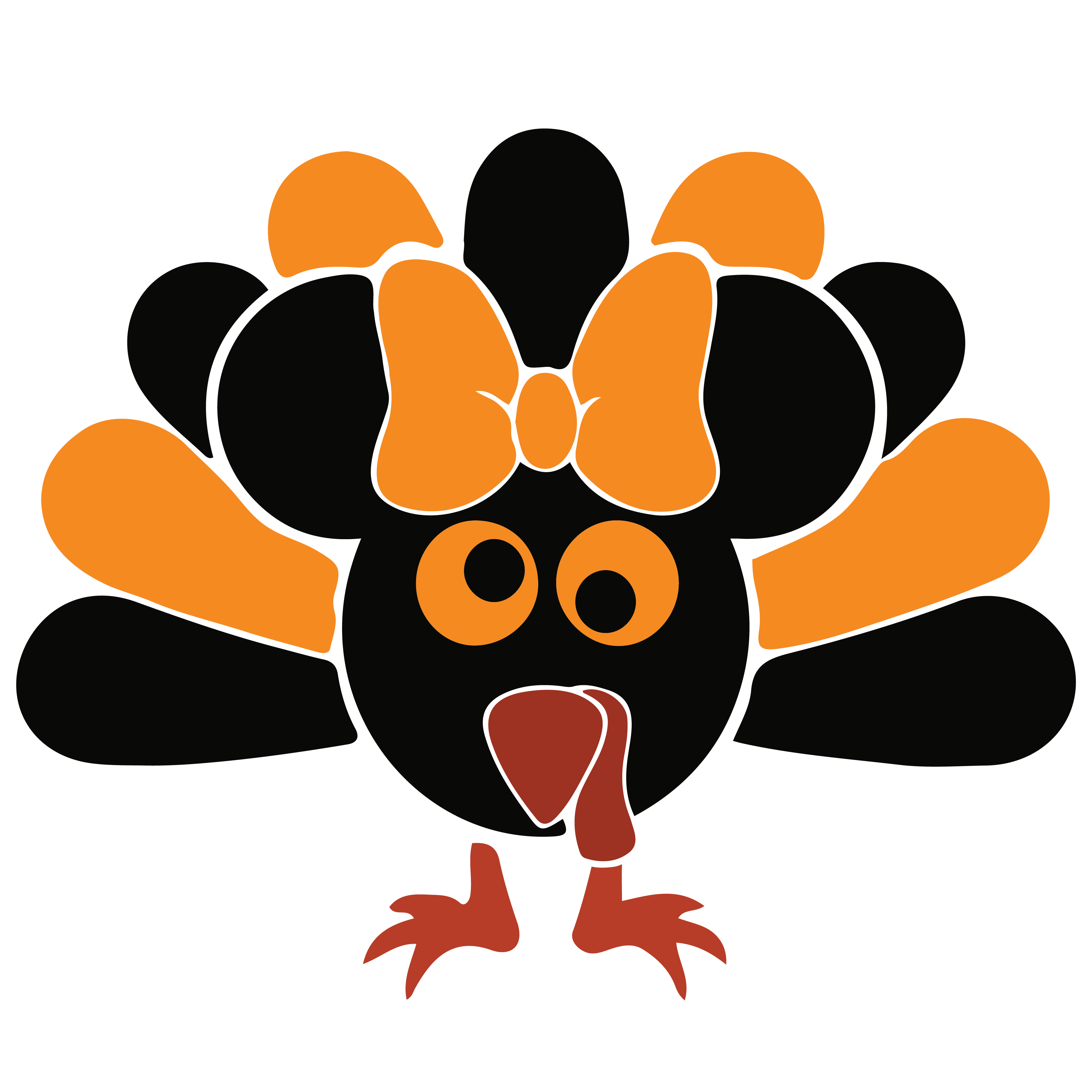 Turkey Minnie Svg, Turkey Minnie Svg Printable, Minnie mouse | Inspire ...