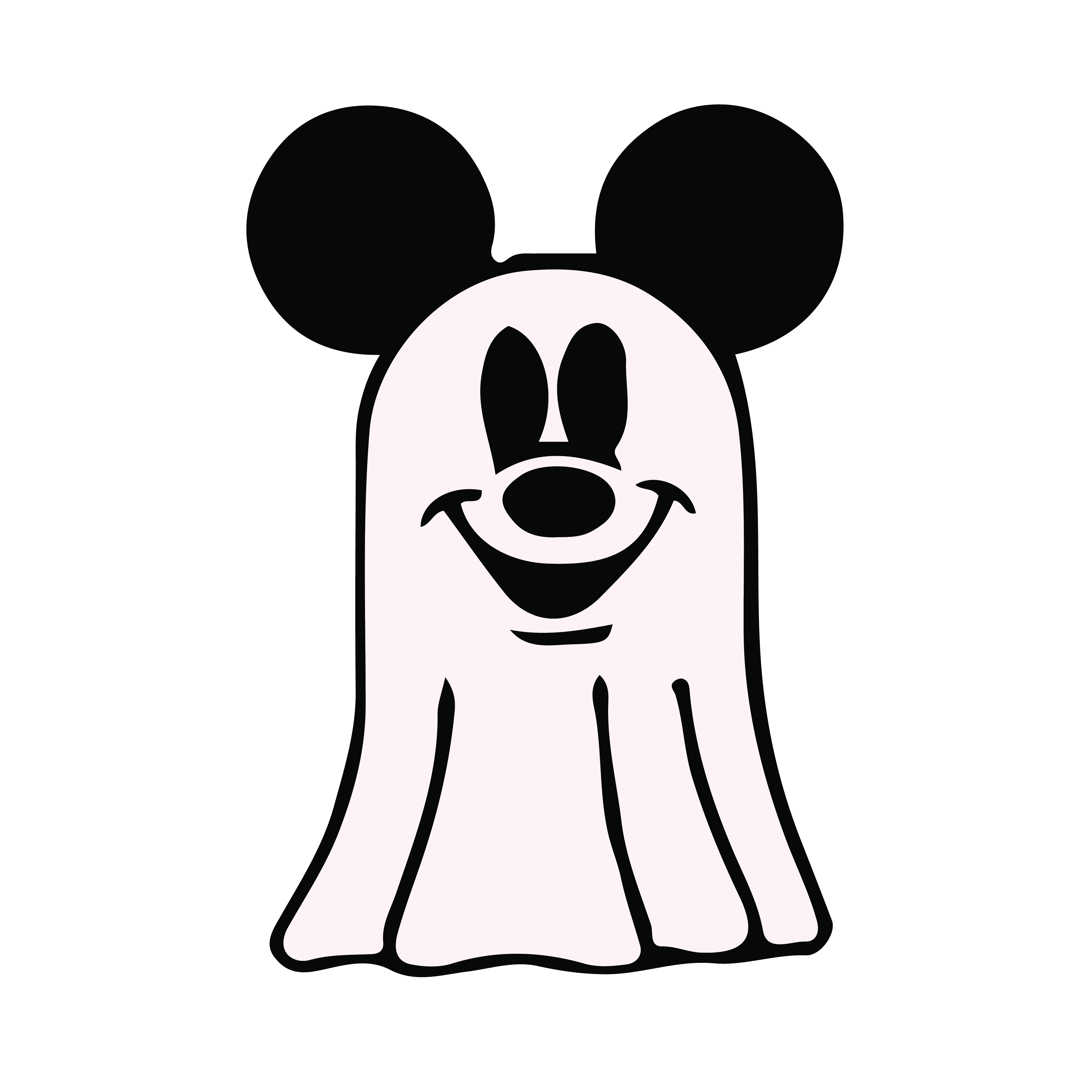 Mickey Mouse and Minnie Mouse Ghost SVG, Halloween Mickey SV | Inspire ...