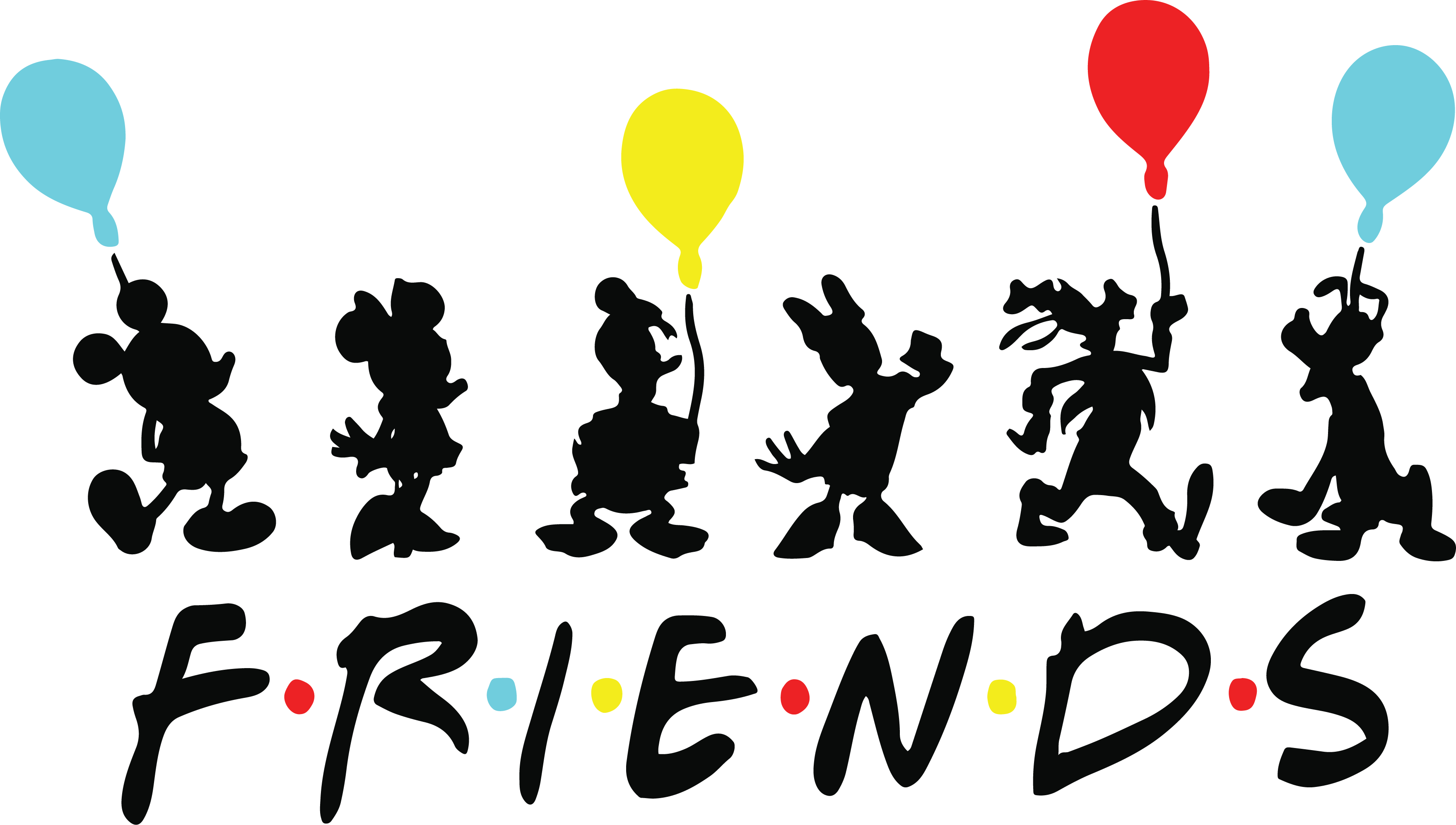 Disney friends svg, disney svg, mickey svg, friends svg, min - Inspire ...