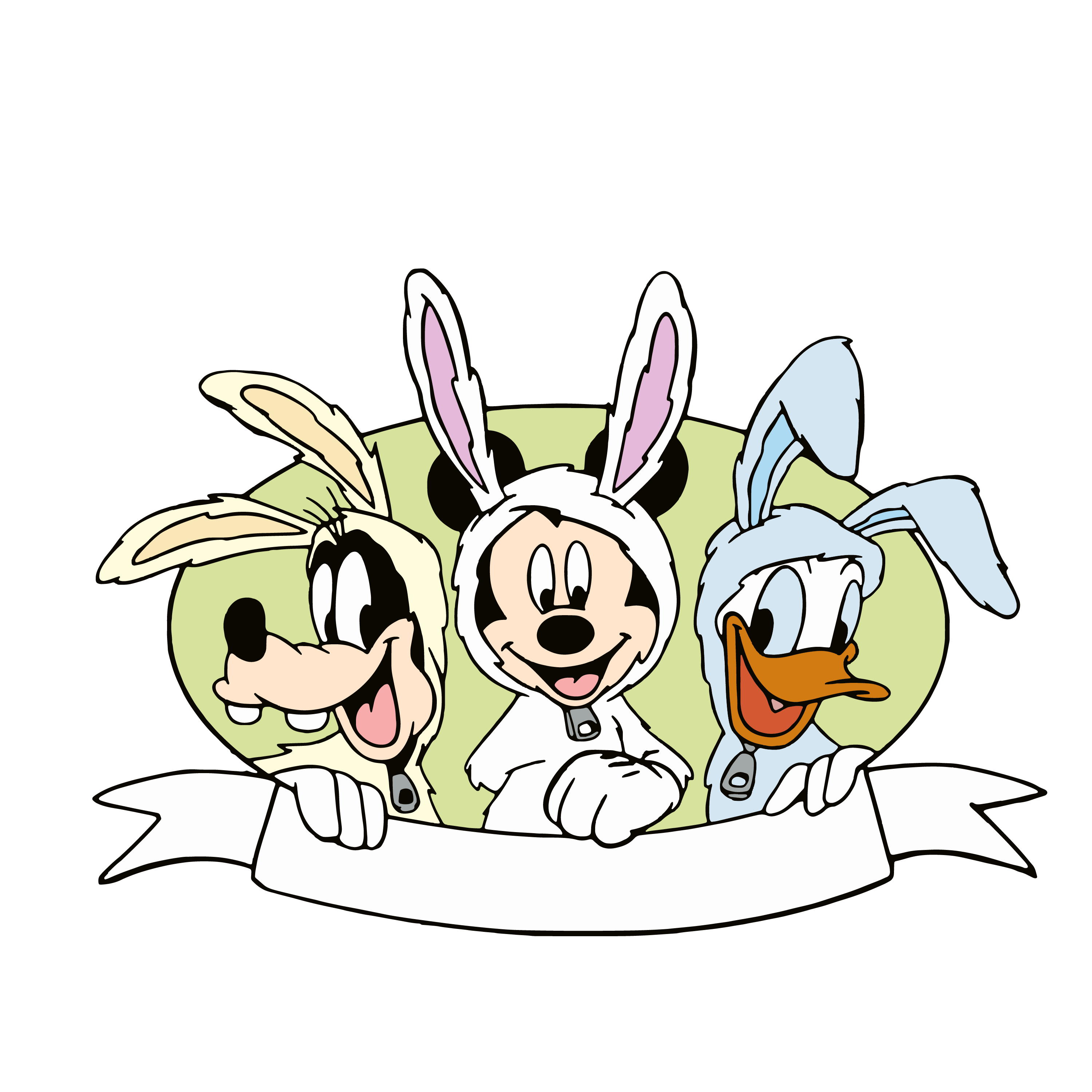 Mickey And Friends Easter Clipart Set, Disney Easter SVG Cut | Inspire ...