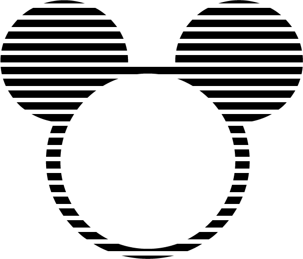 Lined mickey circle Svg, Mickey Mouse Svg, Minnie Svg, Micke | Inspire ...