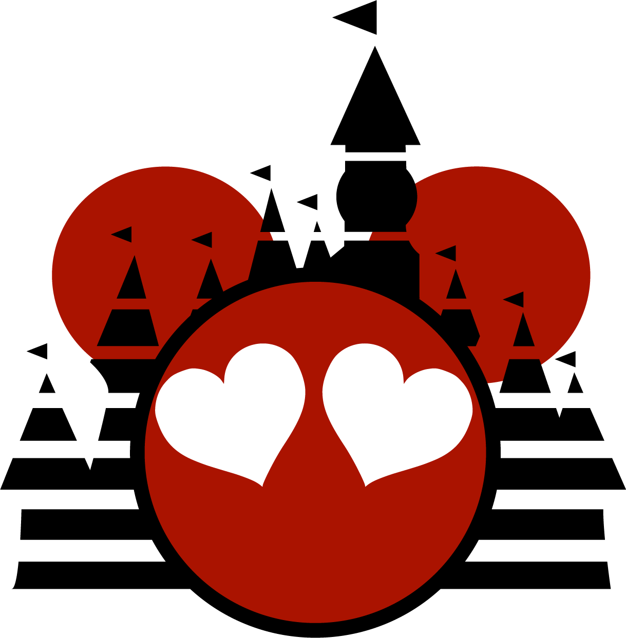 Disney Mouse castle Svg, Mickey minine Svg, Mickey heat Svg, | Inspire ...