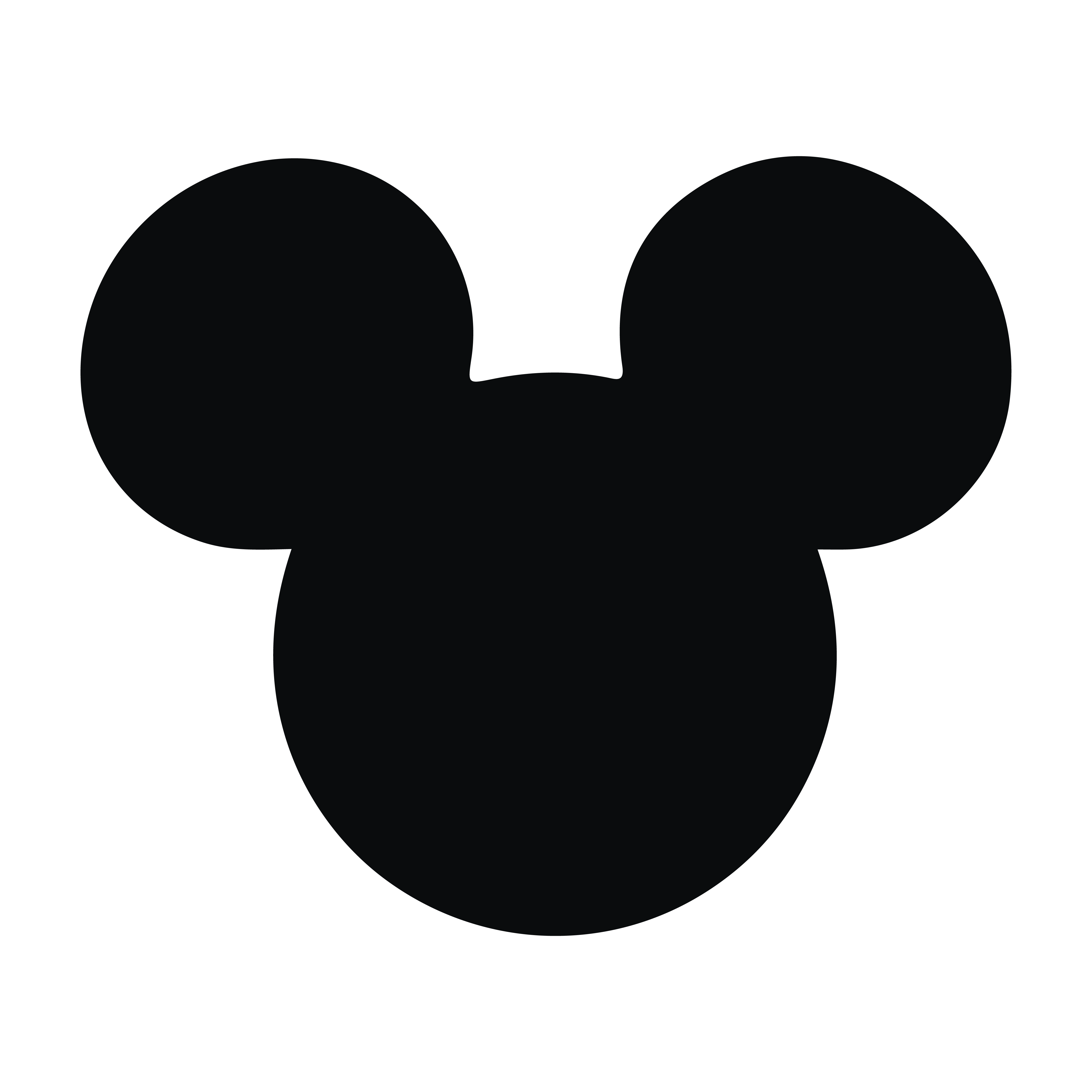 Mickey Mouse Silhouette Svg, Mickey Head Svg, Disney Png, Di | Inspire ...