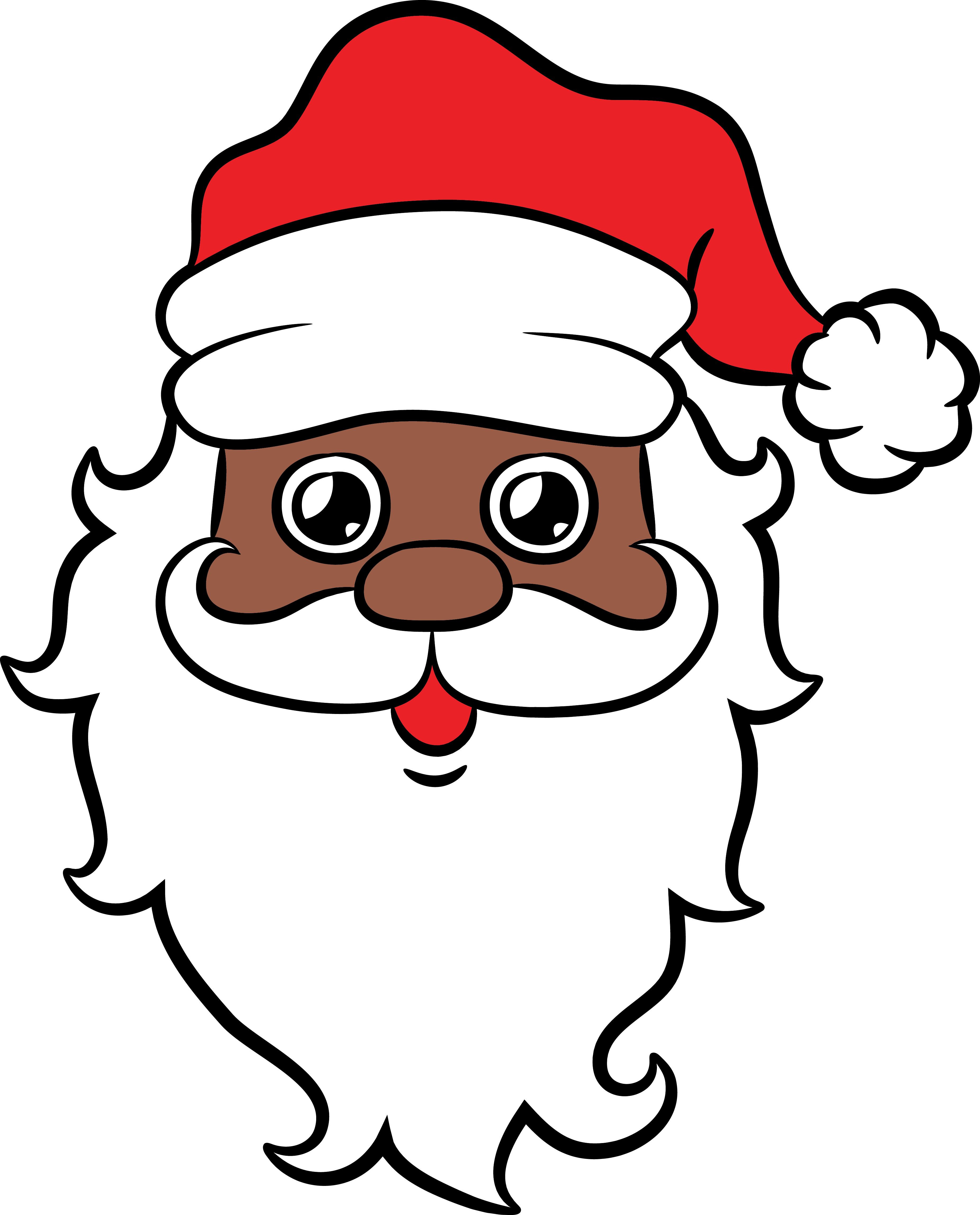 Black santa Svg, Black girl Svg, Afro Woman Svg file, Afro W | Inspire ...